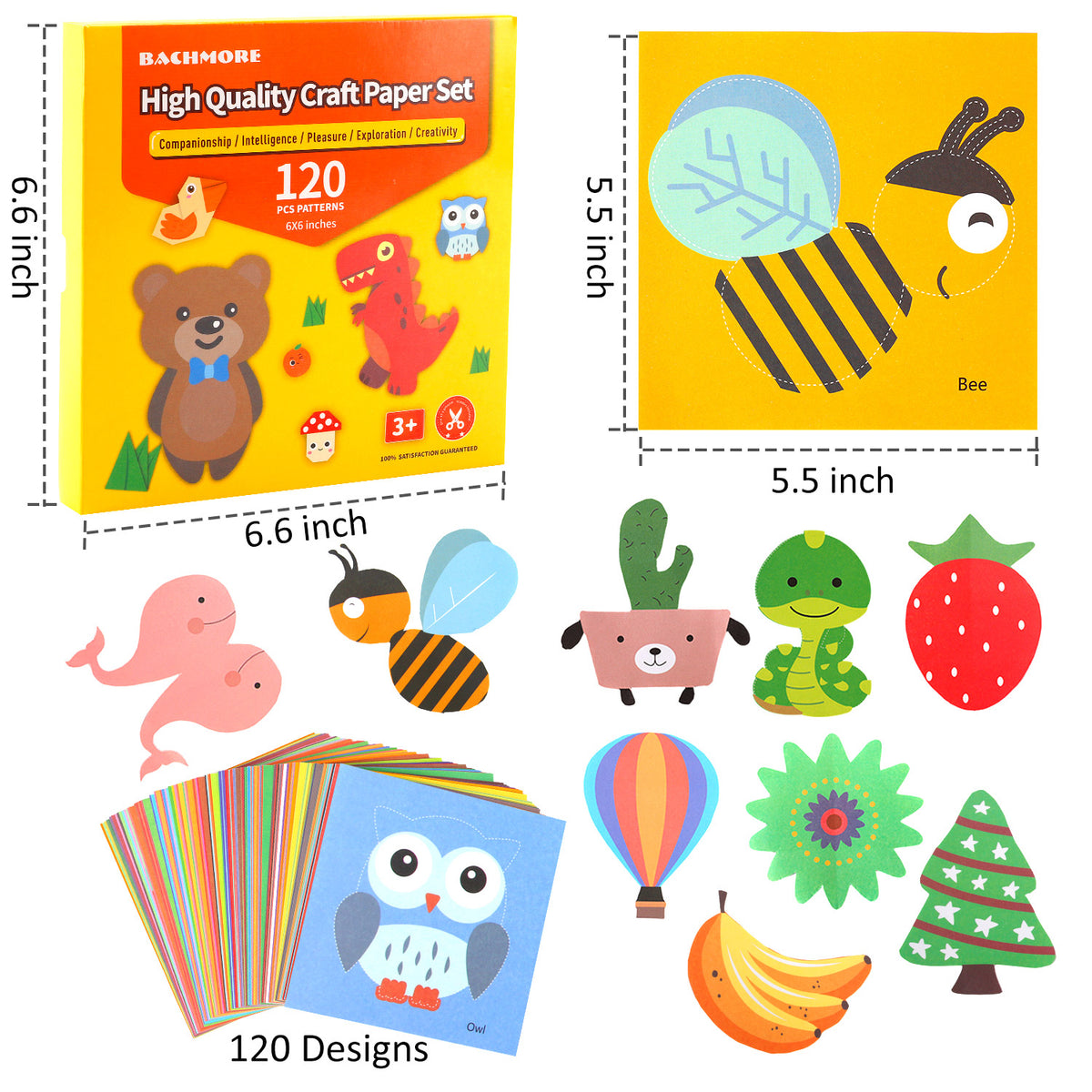 Fun Paper-Cut Set,Origami Paper Art, Scissor Skills – BACHMORE.COM
